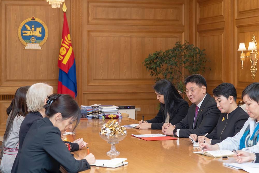 НҮБ ын Хүн амын сангийн суурин төлөөлөгчийг хүлээн авч уулзав