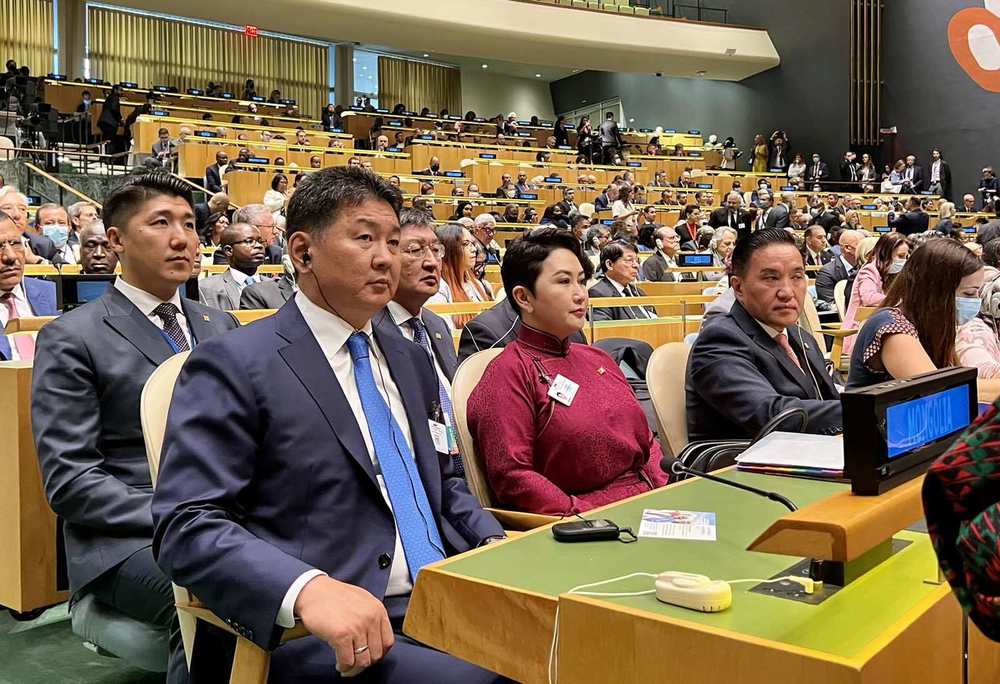 Ерөнхийлөгч У Хүрэлсүх НҮБ ын чуулганд өнөөдөр үг хэлнэ