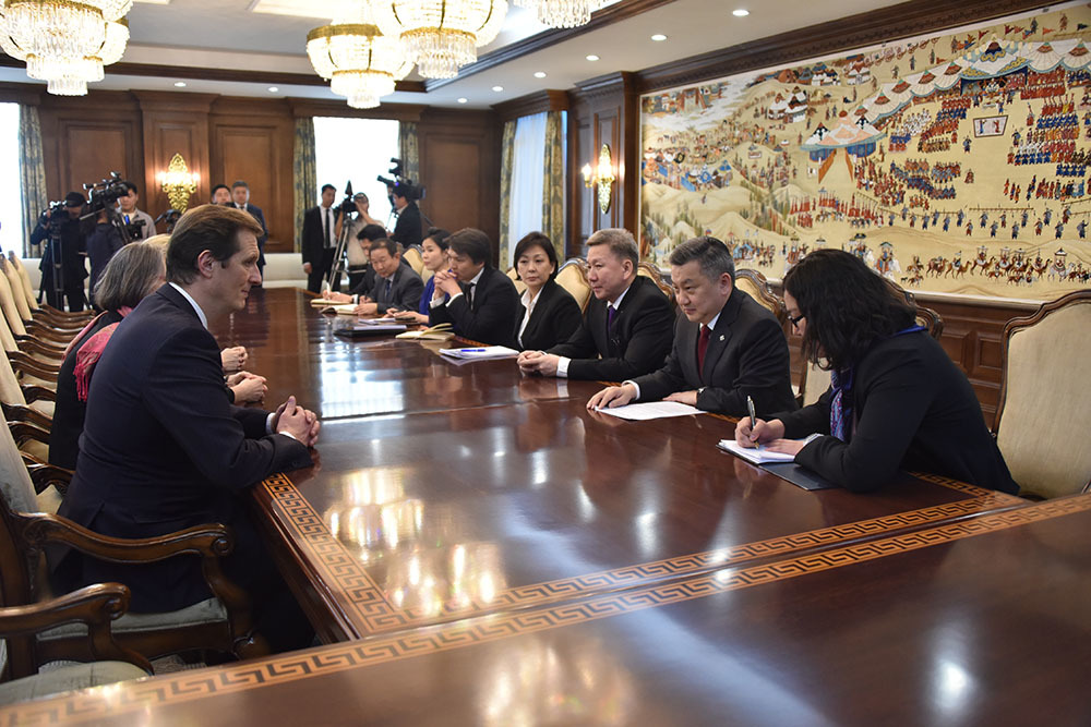 Франц Монголын найрамдлын бүлгийн даргатай уулзав